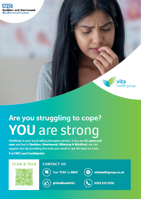 Vita launches 'You' campaign to promote local NHS talking therapy ...